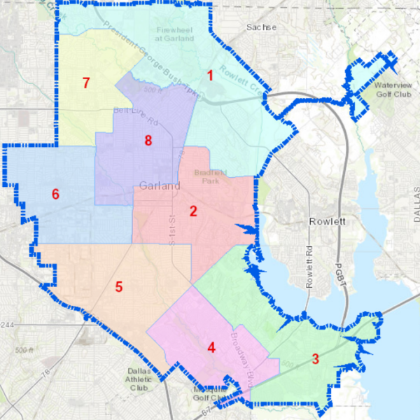 Council Seats - Garland Elections